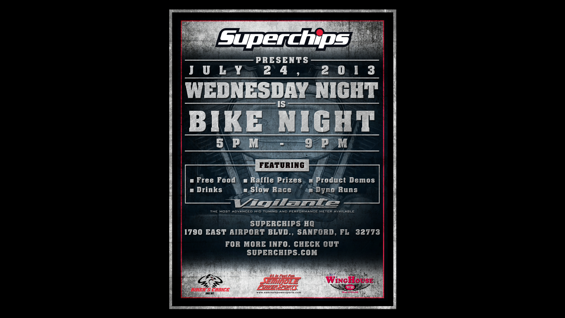 Superchips 2012 Bike Night Wednesday July 24, 2013